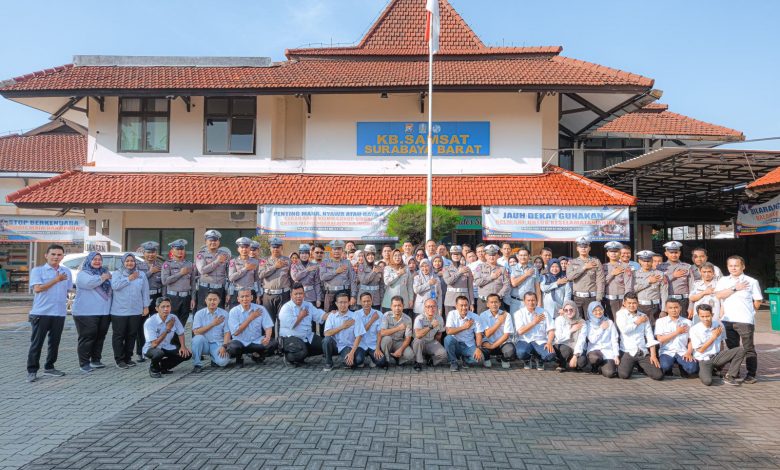 Apel Bersama dan Halal Bihalal Tim Pembina Samsat Surabaya Barat – Jatim Detik